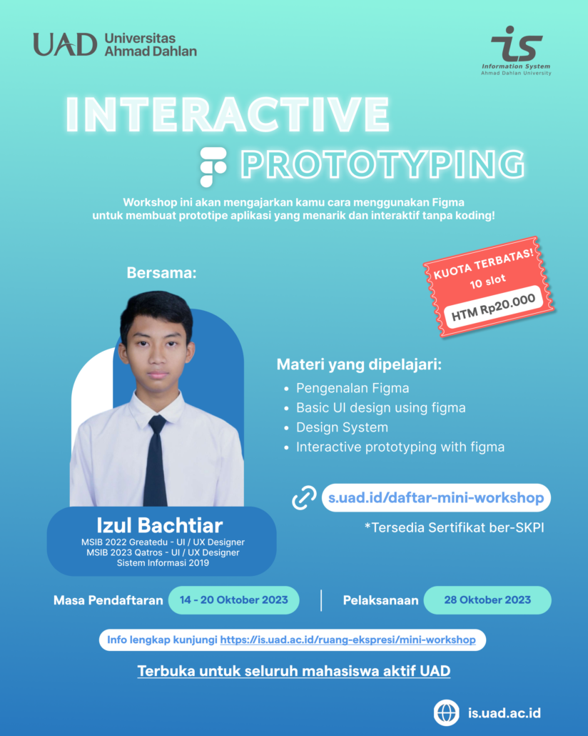Interactive Prototype with Figma : Menjadi desainer UI/UX yang ...